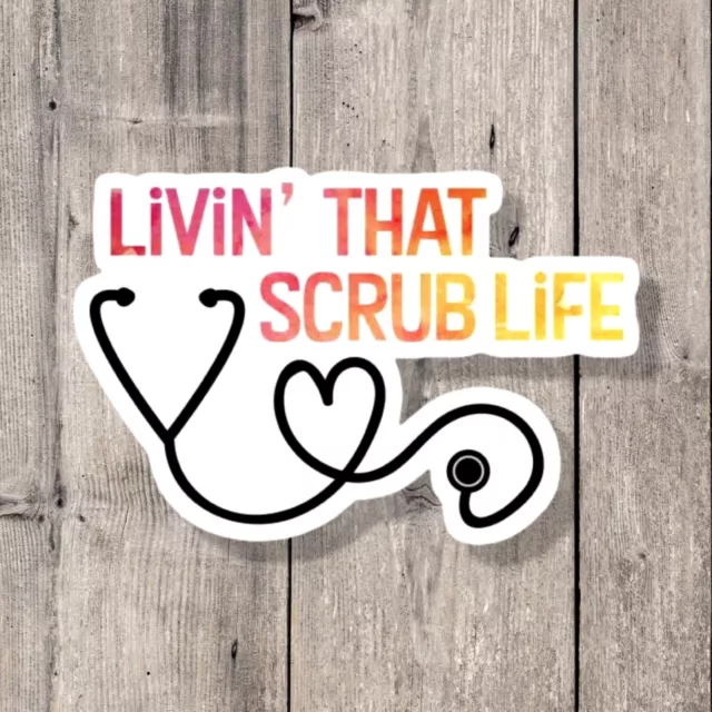 Nurse Healthcare Medical Ems Paramedic Vinyl Laptop Water Bottle ...