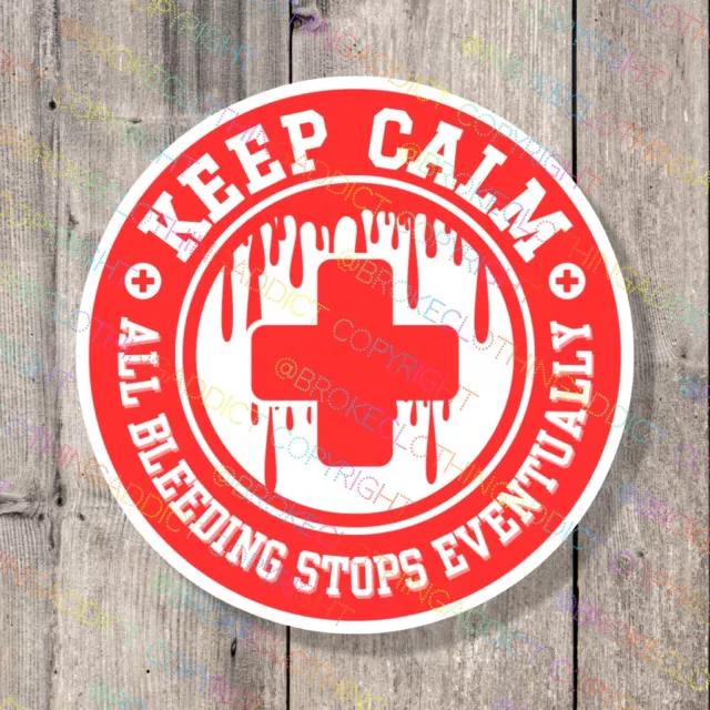 Nurse Healthcare Medical Ems Paramedic Vinyl Laptop Water Bottle ...