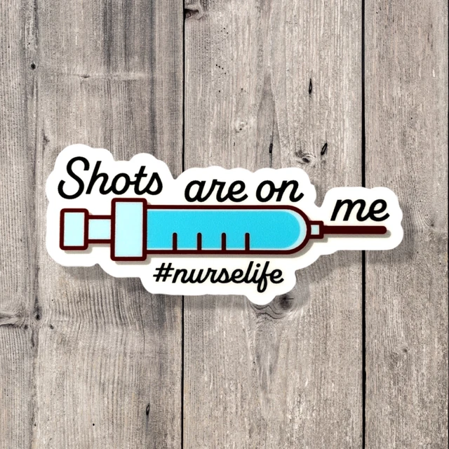 Nurse Healthcare Medical Ems Paramedic Vinyl Laptop Water Bottle ...