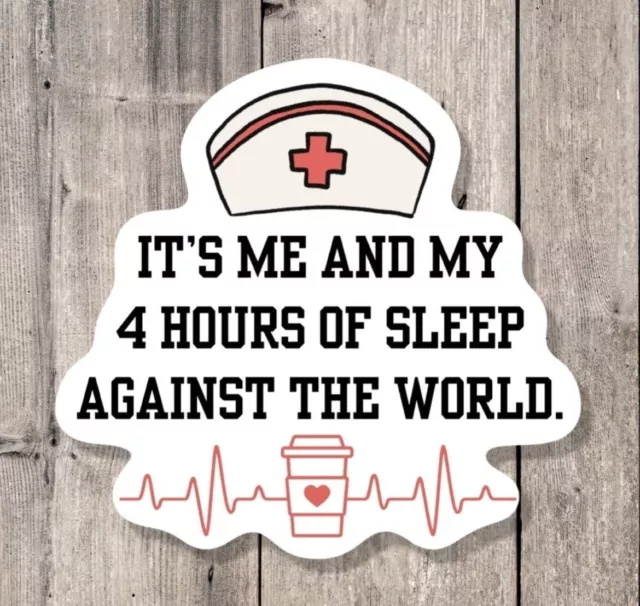 Nurse Healthcare Medical Vinyl Sticker Laptop Sticker Water Bottle ...
