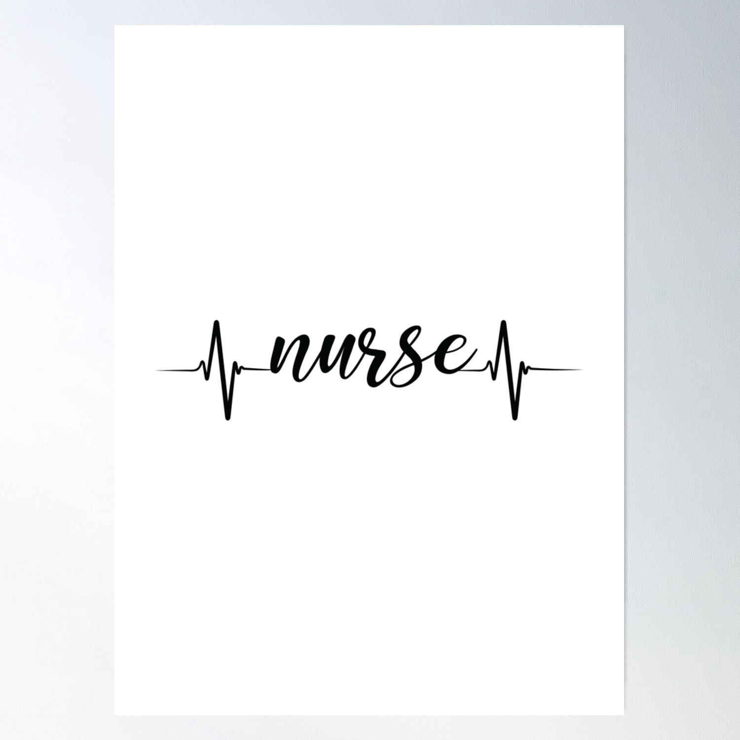 Nurse Heartbeat Nurse Heart Pulse Line Gift For Future Nurse, Nurses ...
