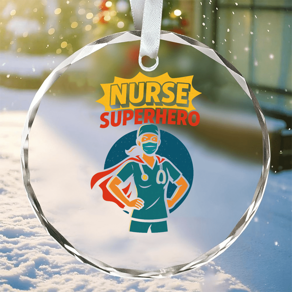 Nurse Heroic Superhero Healthcare Appreciation Nhs Ornament Home ...