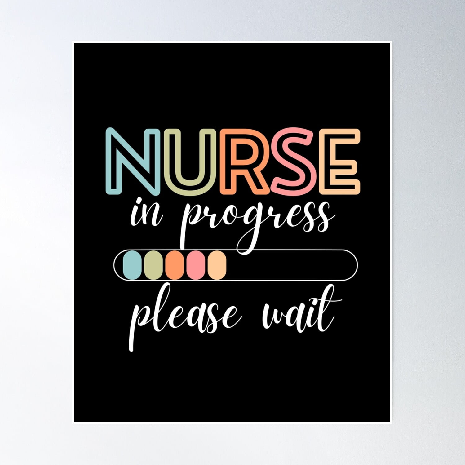 Nurse In Progress (White Text)- Rn - Registered Nurse - Future Nurse ...