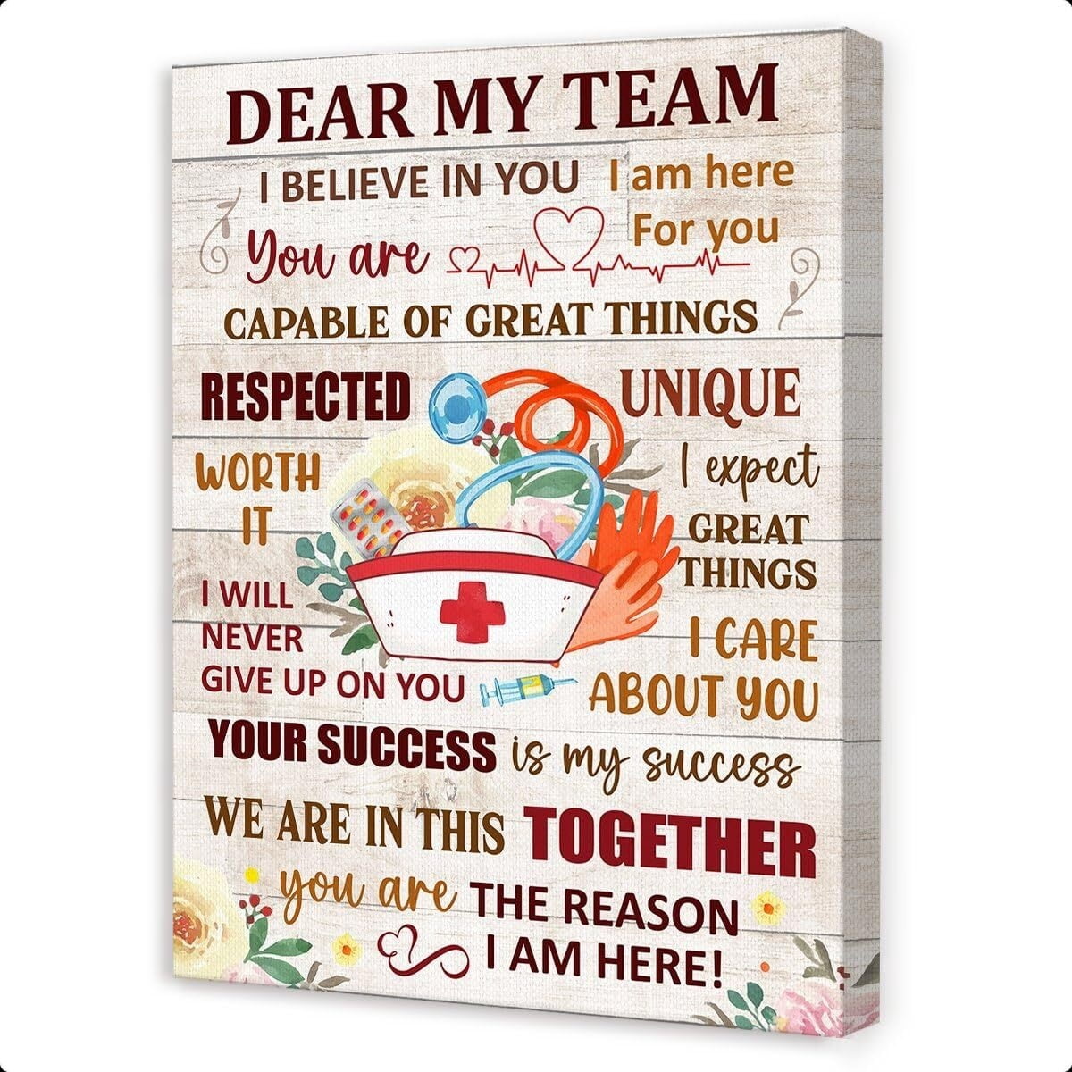 Nurse Inspirational Wall Decor,Medical Office Wall Art,School Nurse ...