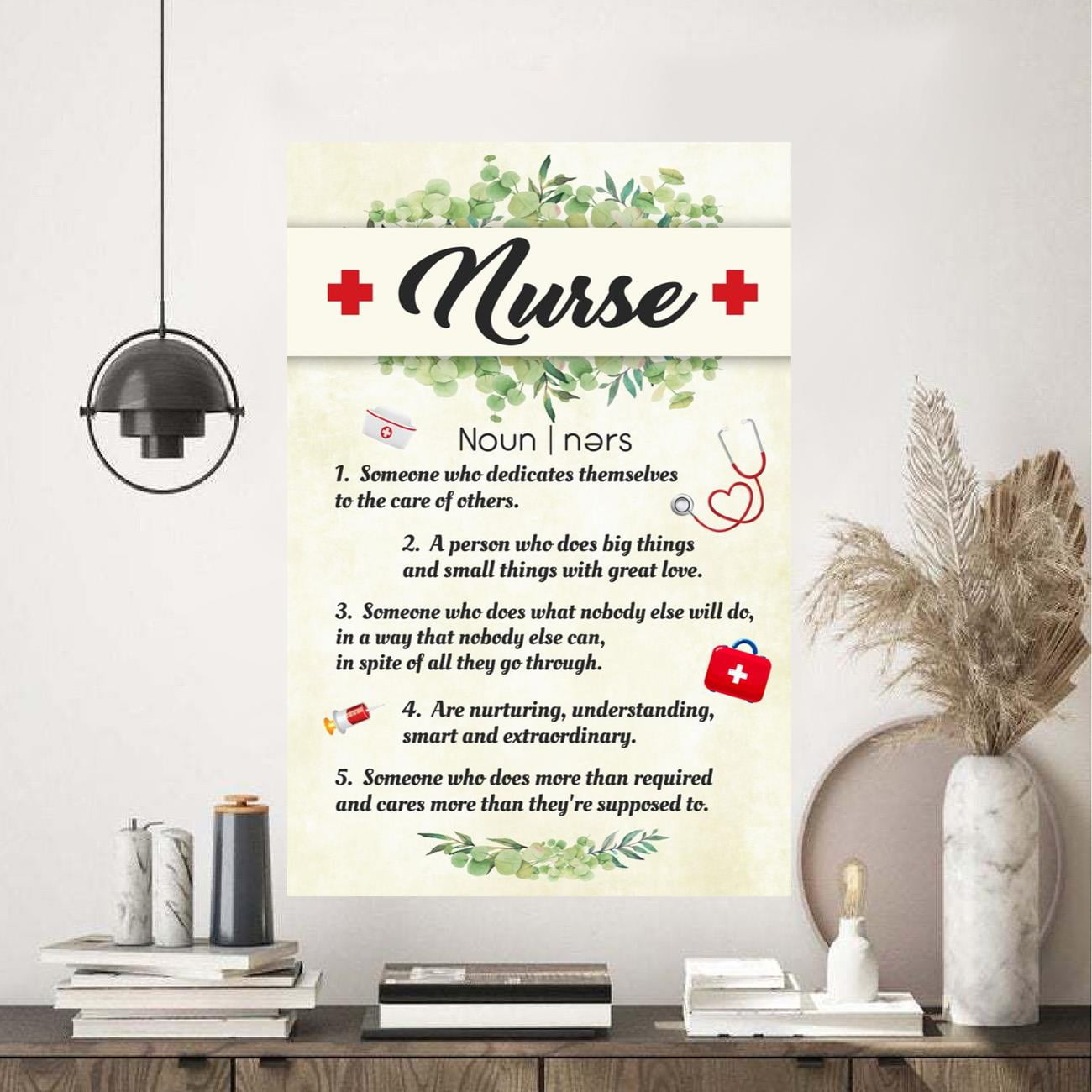 Nurse Knowledge Print Art Poster Nurse Poster gift for nurse 24 x 36 ...