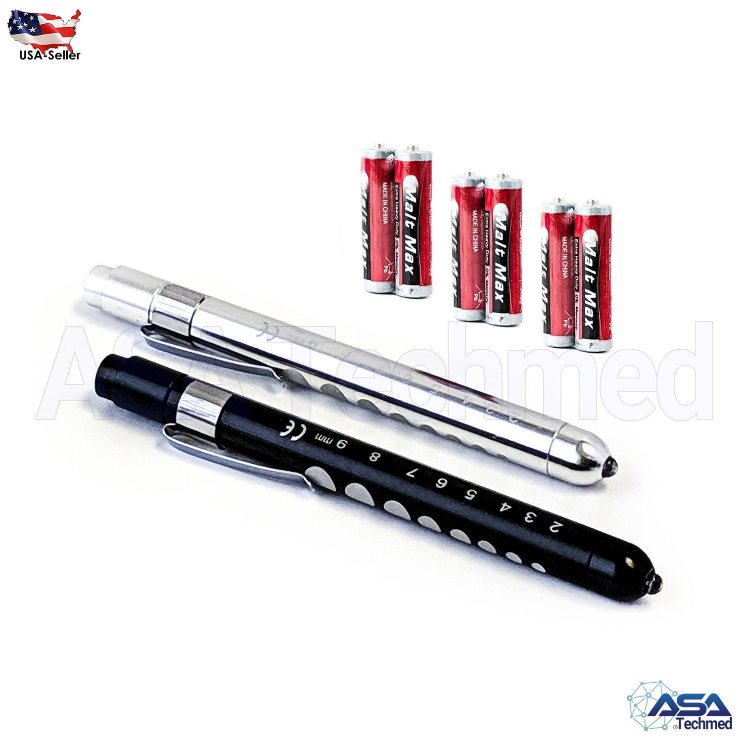 Nurse LED Medical Penlight with Pupil Gauge for Nursing Students ...