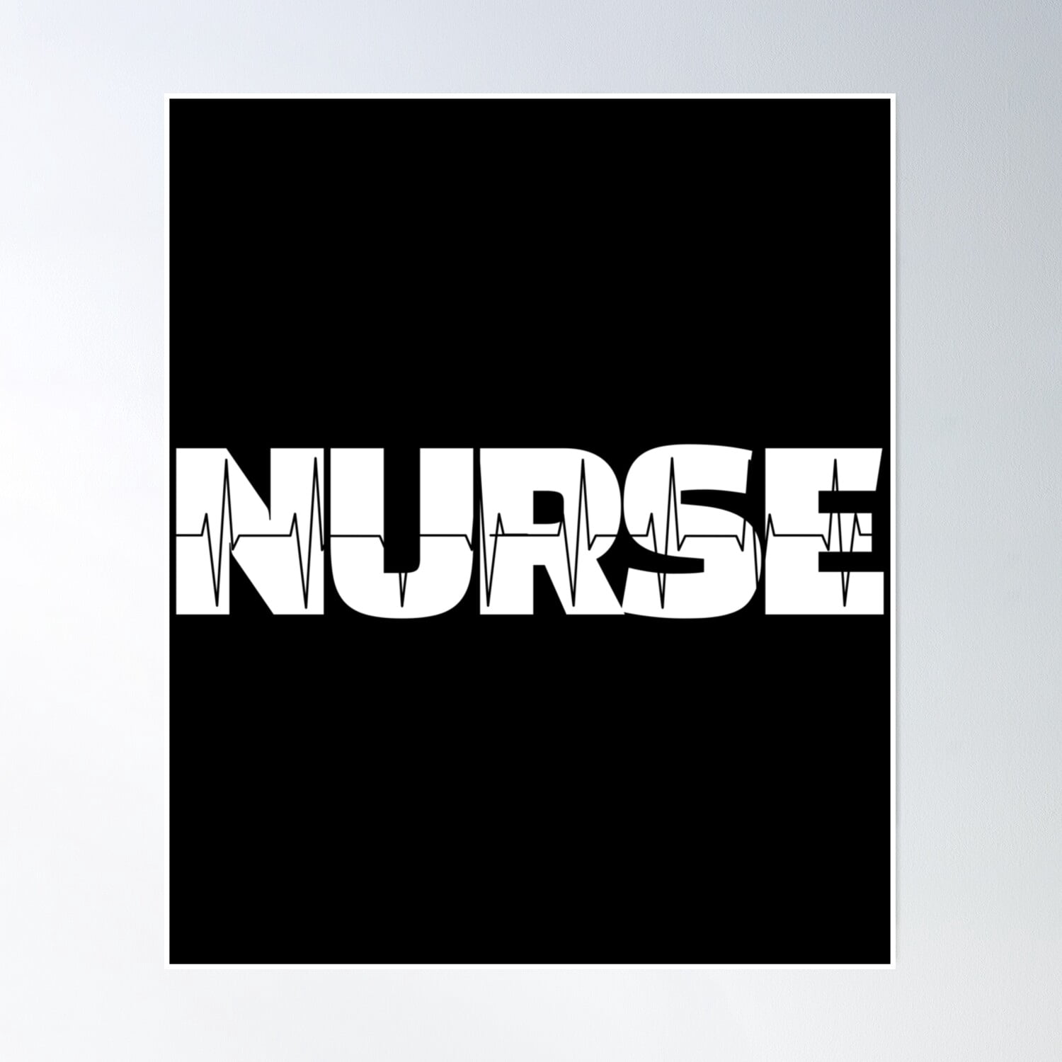 Nurse - Life Pulse Superhero Poster Wall Art, Modern Wall Decor, 24x36 ...