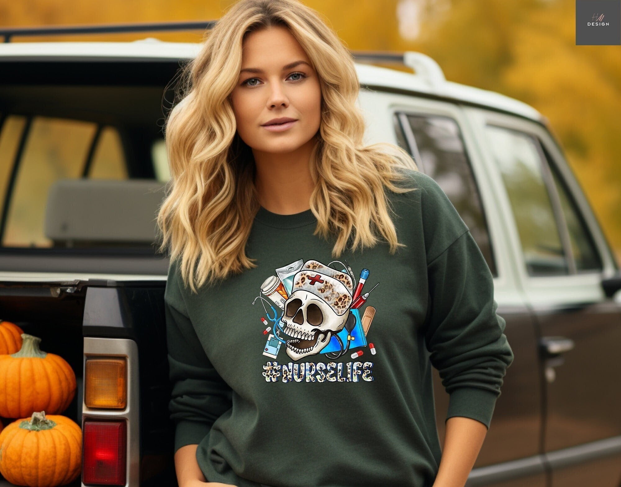 Nurse Life Skeleton Boo Crew Shirt, Halloween Shirt, Cute Halloween ...