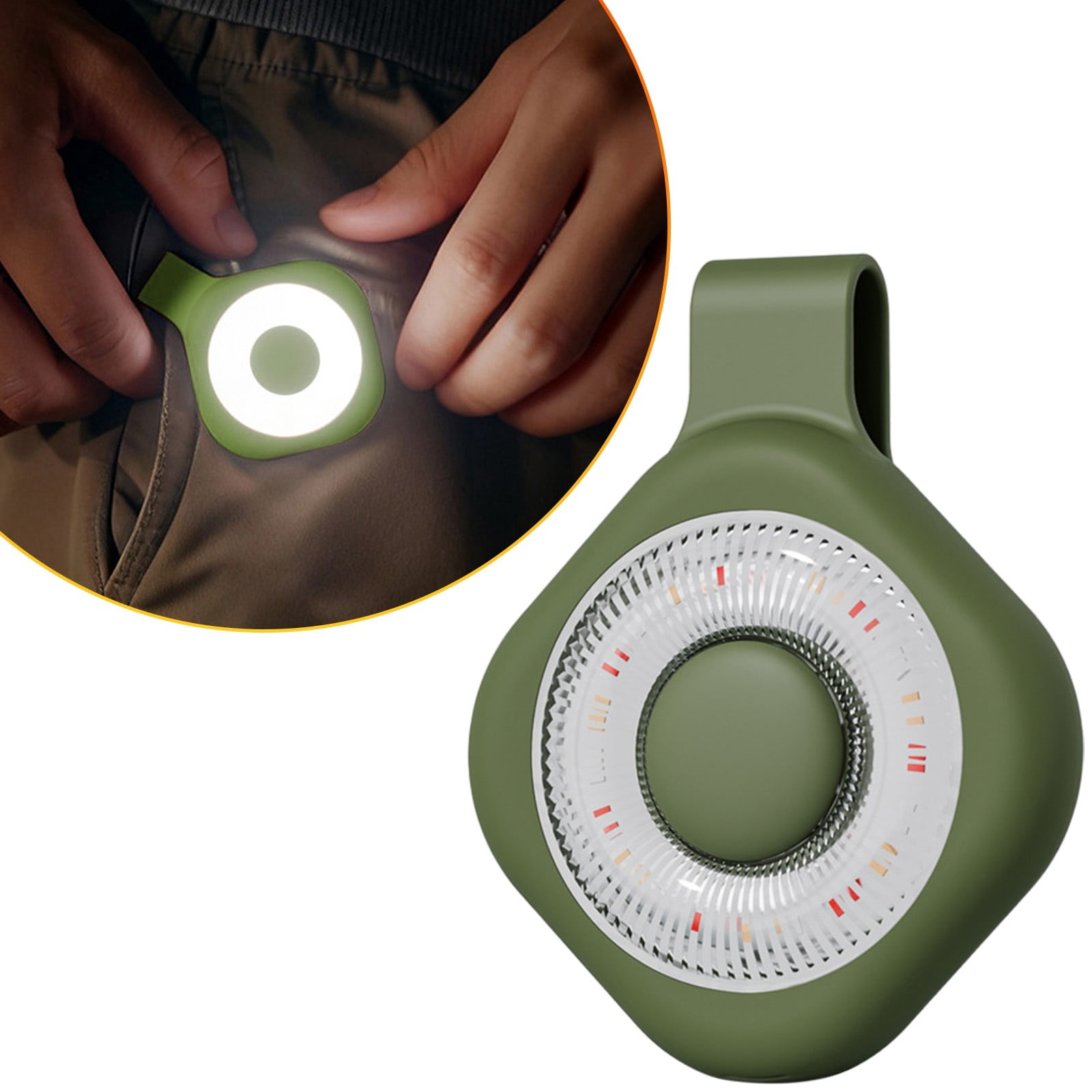 Nurse Light Clip for Badge Reel Light - Rechargeable Magnetic Badge ...