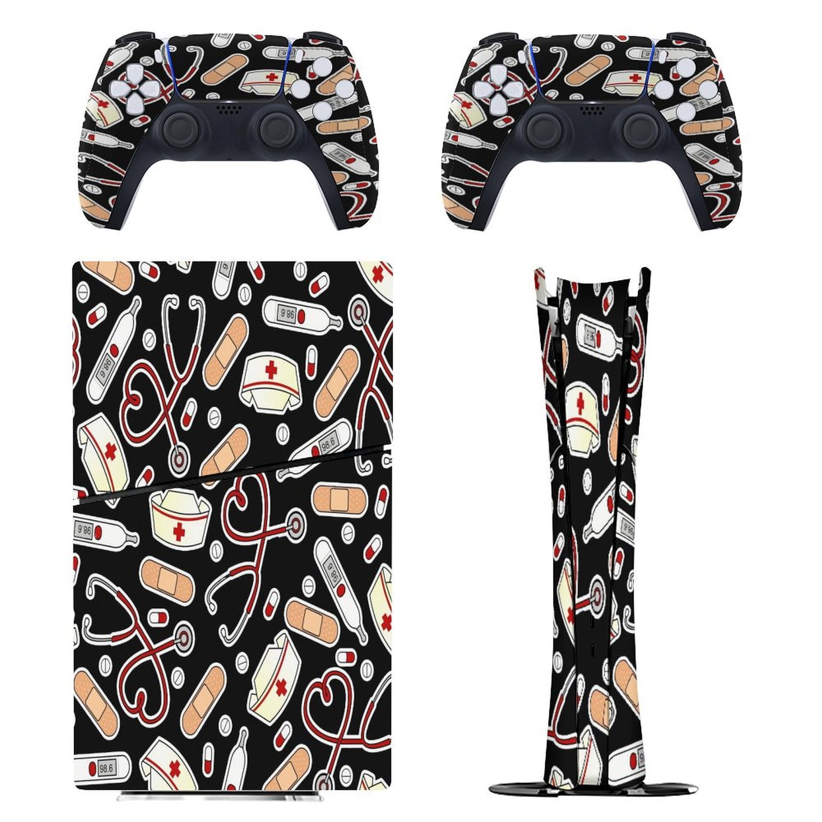 Nurse Love Cute Cartoon PS5/PS5 Pro/PS5 Slim Digital Disc Skin Sticker ...