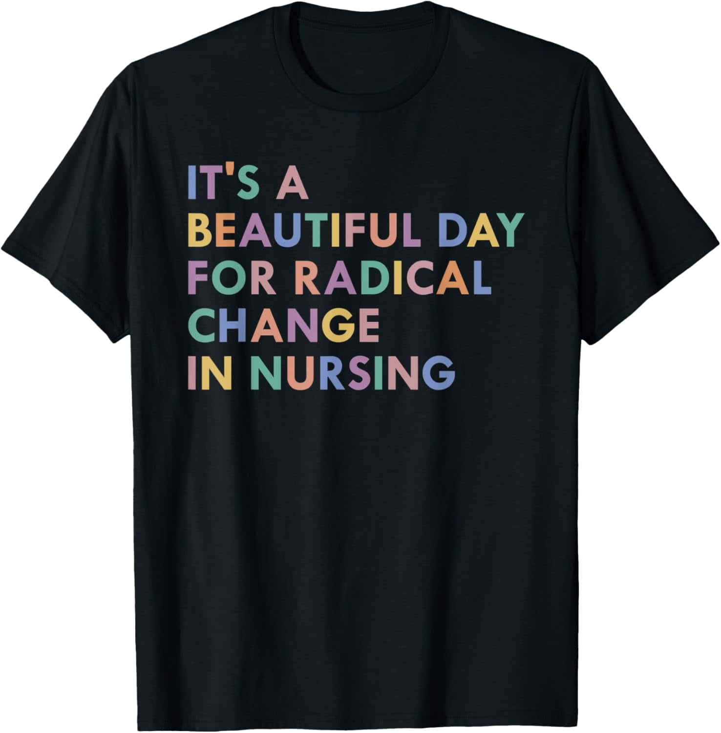 Nurse March 2025 It's A Beautiful Day For A Radical Change T-Shirt100 ...