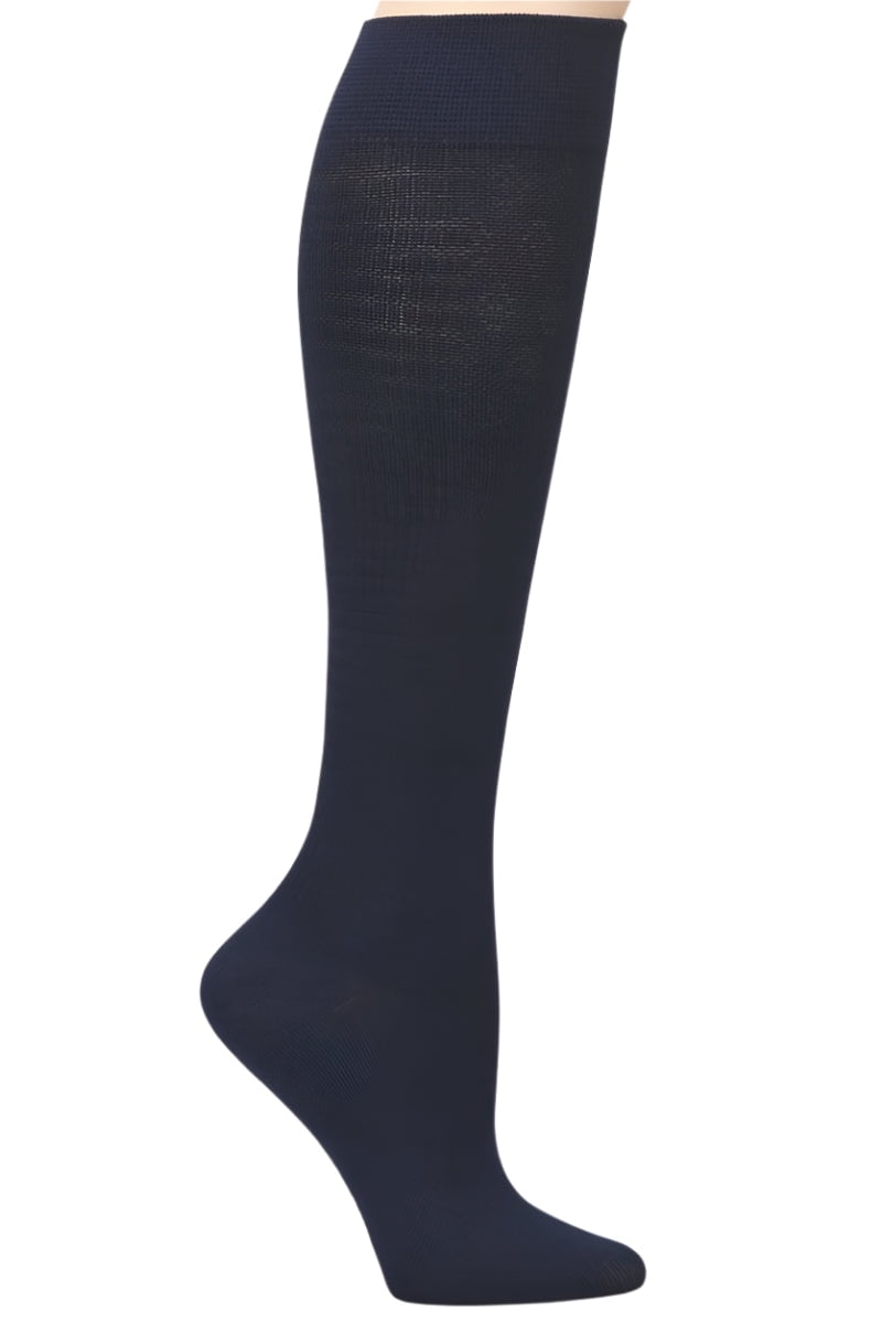 Nurse Mates Compression Socks Bamboo Regular Calf Up To 17" Color: Navy ...