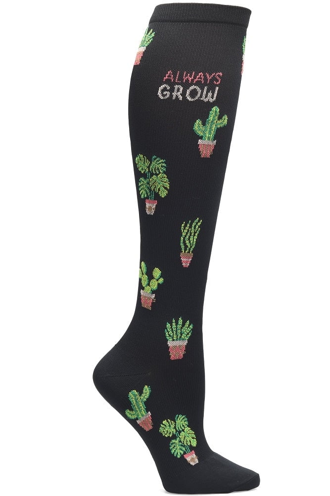Nurse Mates Compression Socks Regular Calf Up To 17" Color: Always Grow ...