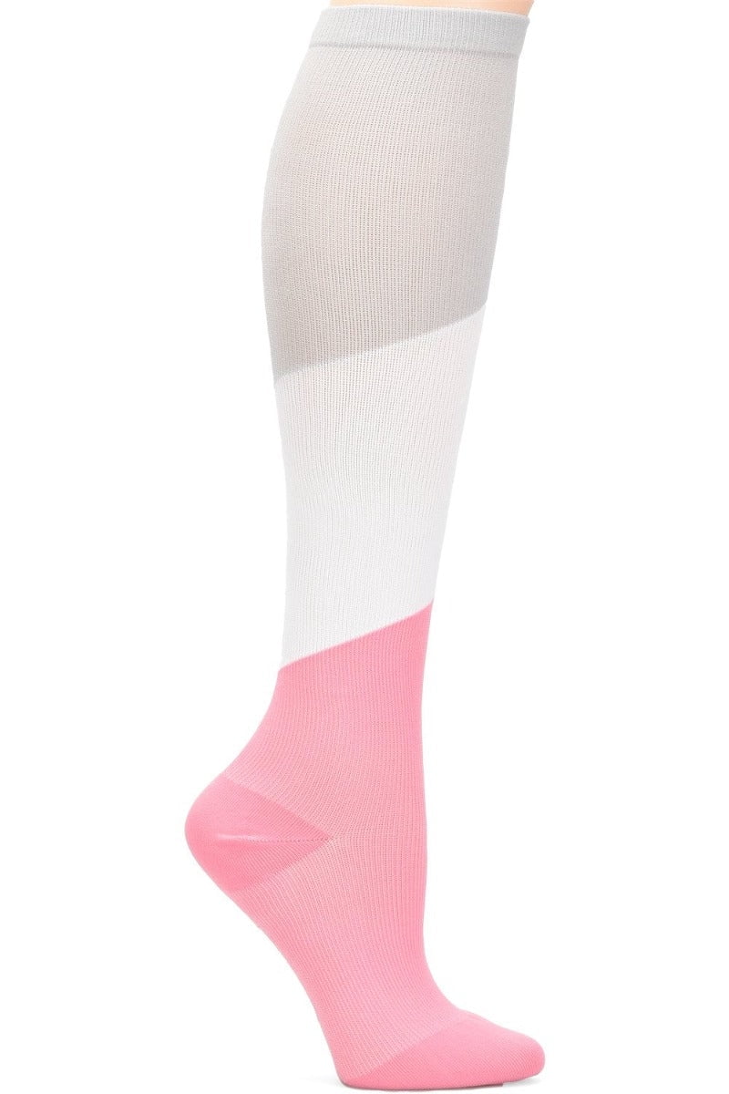 Nurse Mates Compression Socks Regular Calf Up To 17" Color: Color Block ...