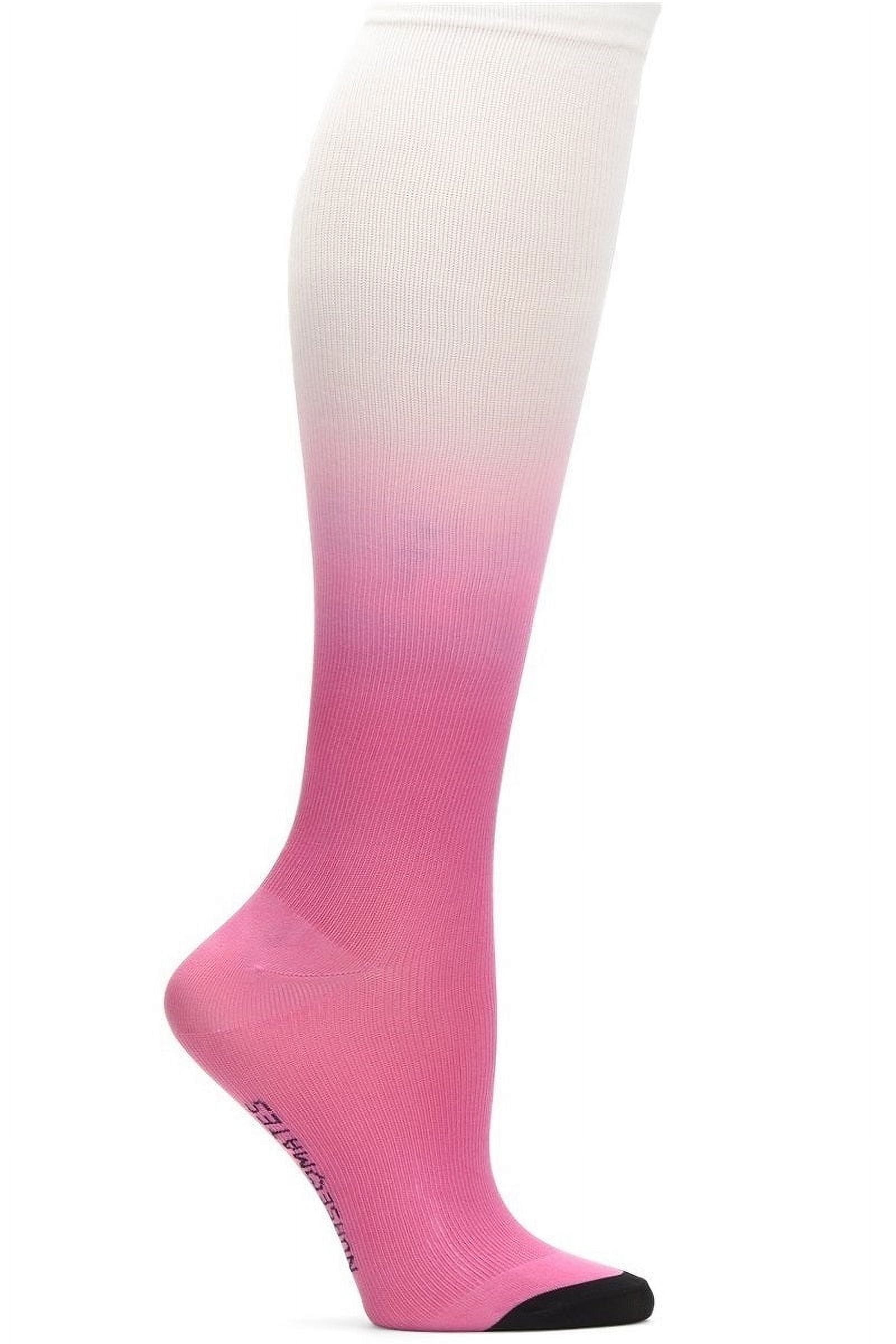 Nurse Mates Compression Socks Seamless 360° Color: Ombre Carnation Pink ...