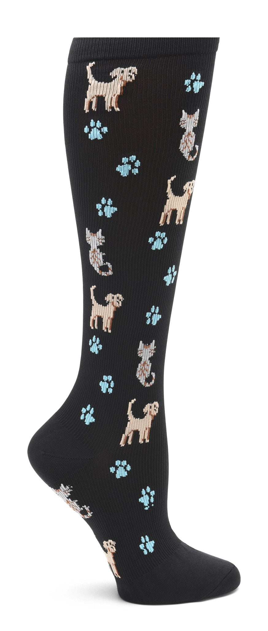 Nurse Mates Compression Socks Wide Calf Up To 22" Color: Pets N Paws ...