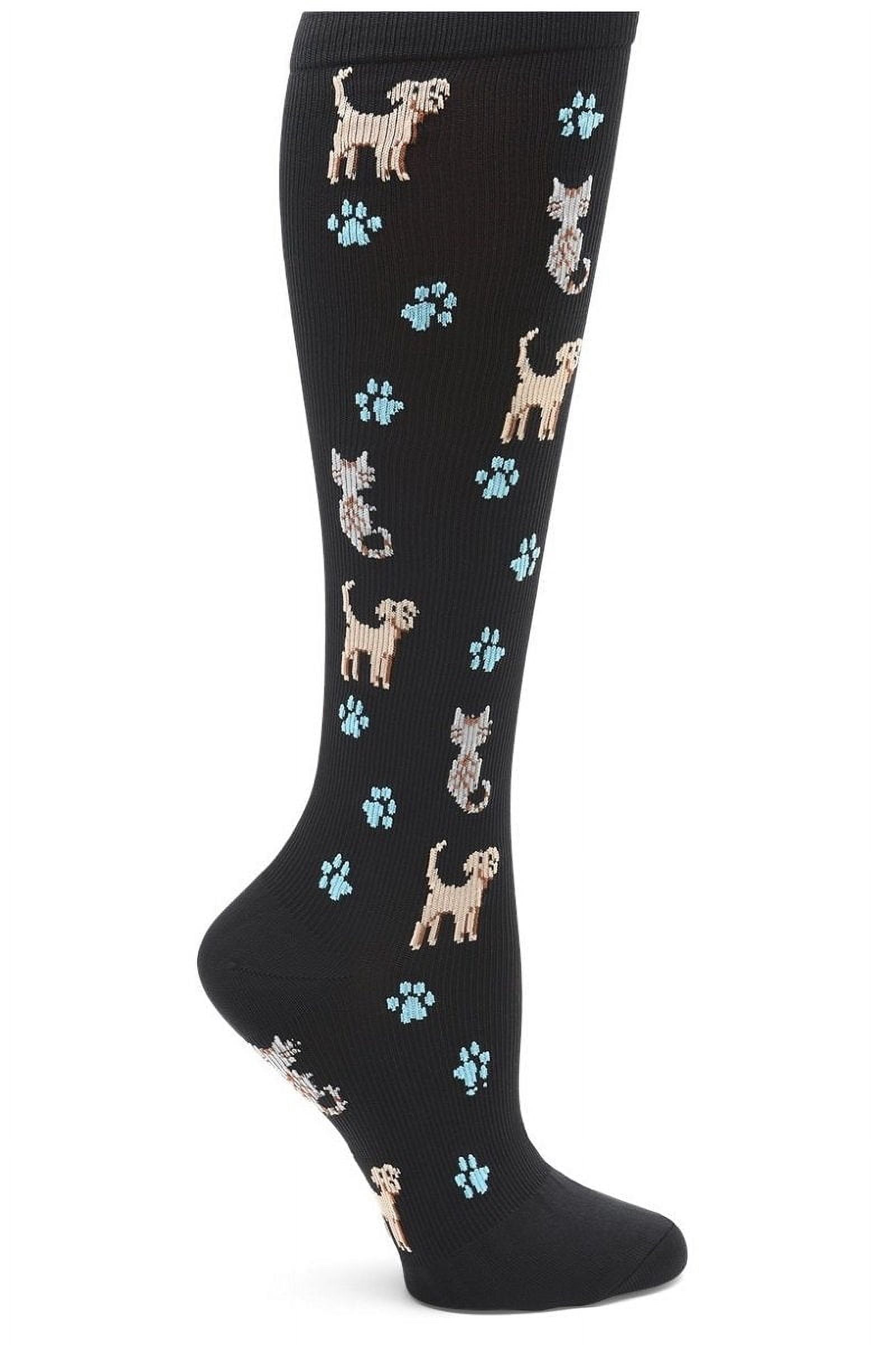Nurse Mates Compression Socks Wide Calf Up To 22" Color: Pets N Paws ...