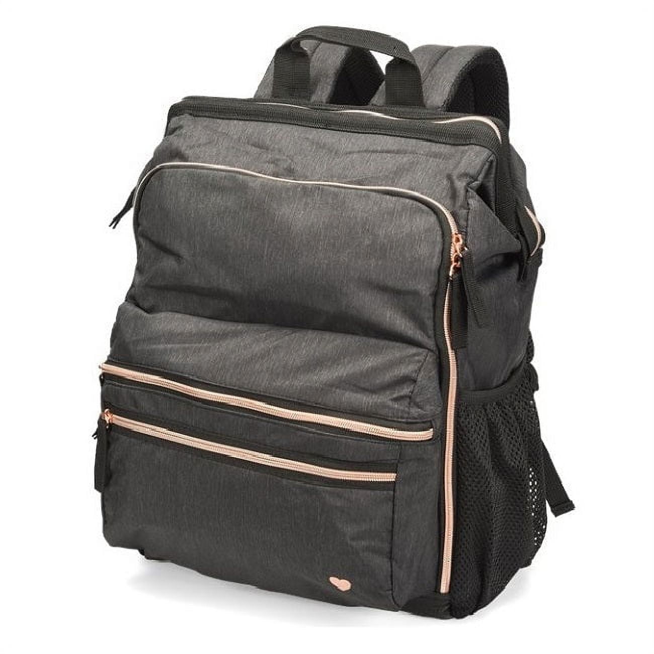 Nurse Mates Ultimate Nursing Backpack Color: Charcoal Rose Gold ...