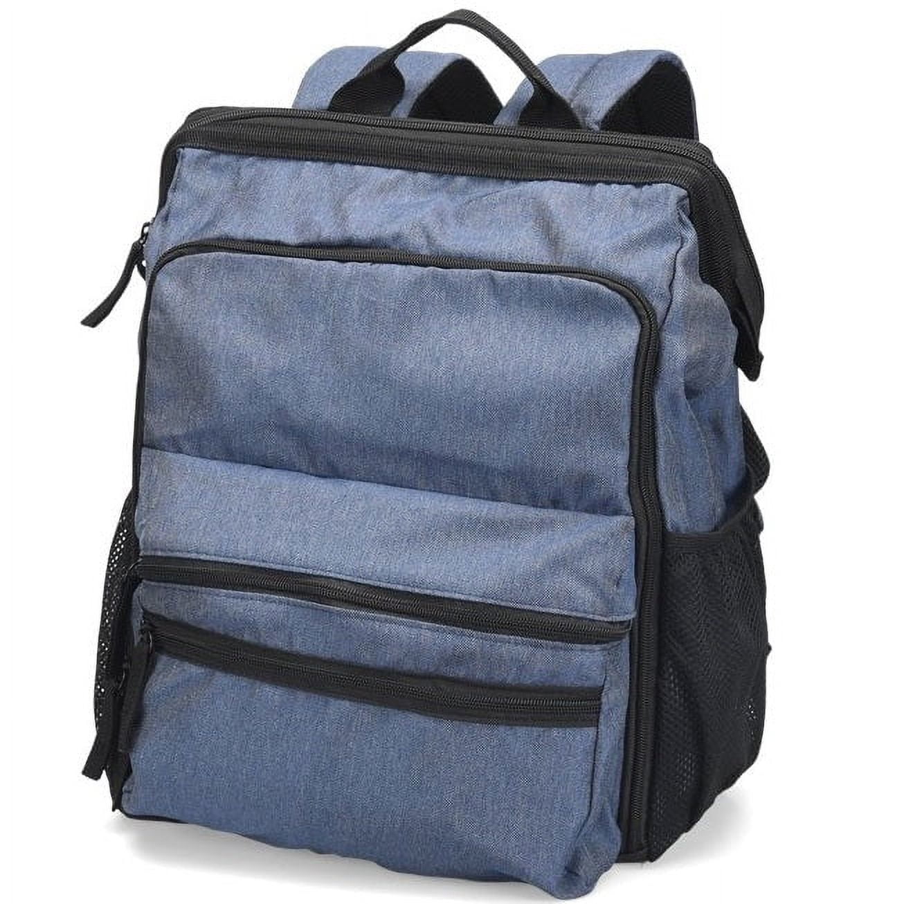 Nurse Mates Ultimate Nursing Backpack, Denim, Bookbag for Work, School ...
