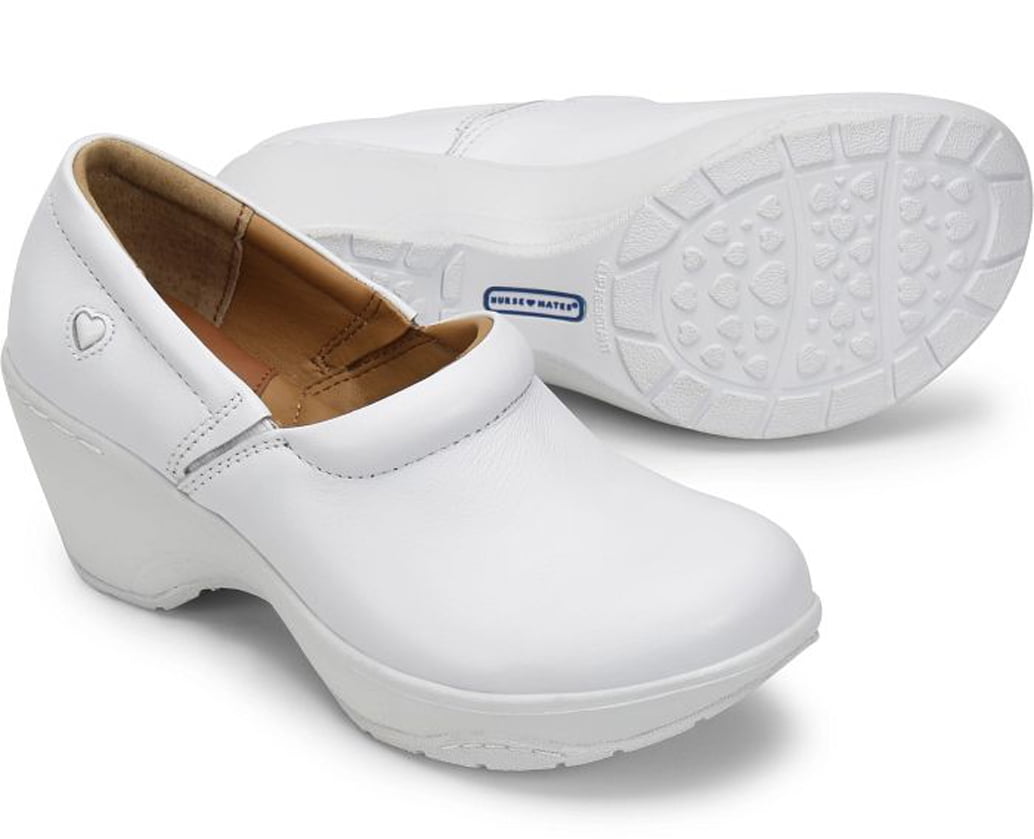 Nurse Mates Women's Bryar Medical Professional Slip-On Clog Mule Shoe ...