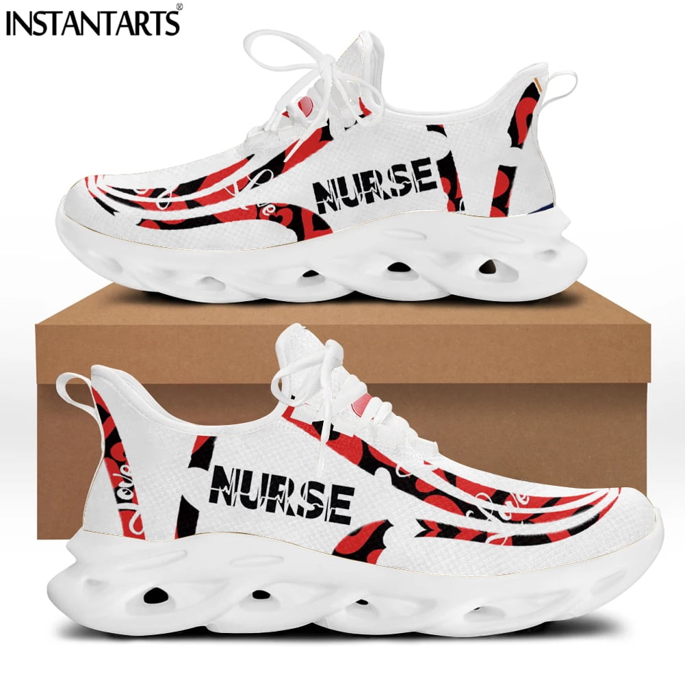 Nurse Mesh Sneakers Comfort Light Platform Shoes Women Nursing Casual ...
