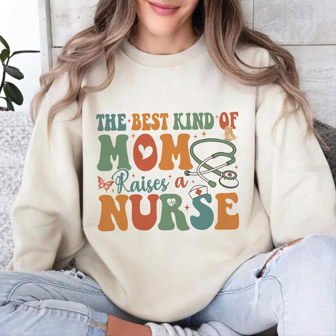 Nurse Mom Sayings Appreciation Sweatshirt - Walmart.com