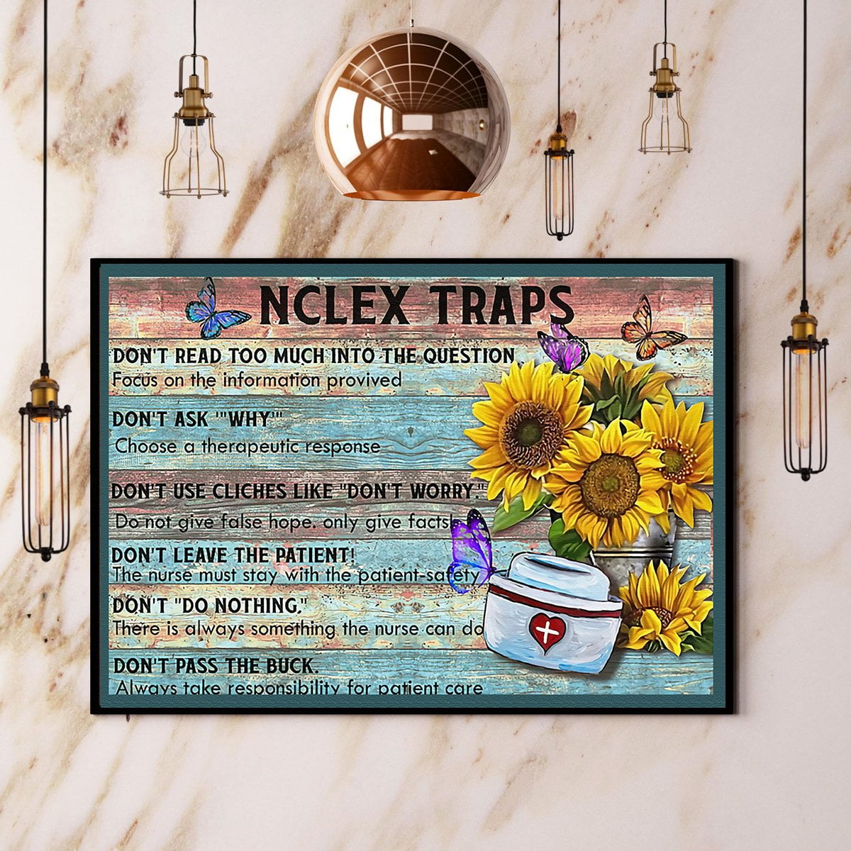 Nurse Nclex Traps Don'T Read Too Much Into The Question Paper Poster No ...