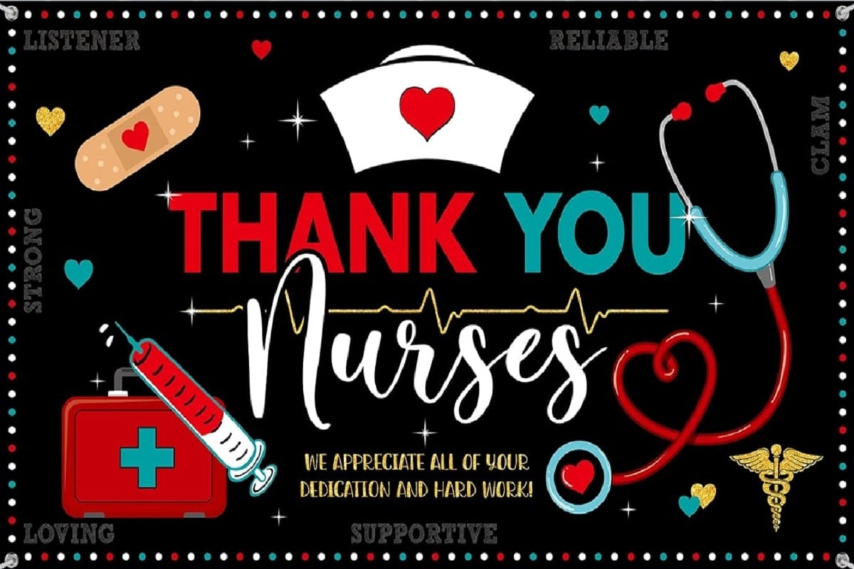 Nurse Nursing Doctors Day Themed Photography Backdrop Poster Nurse ...