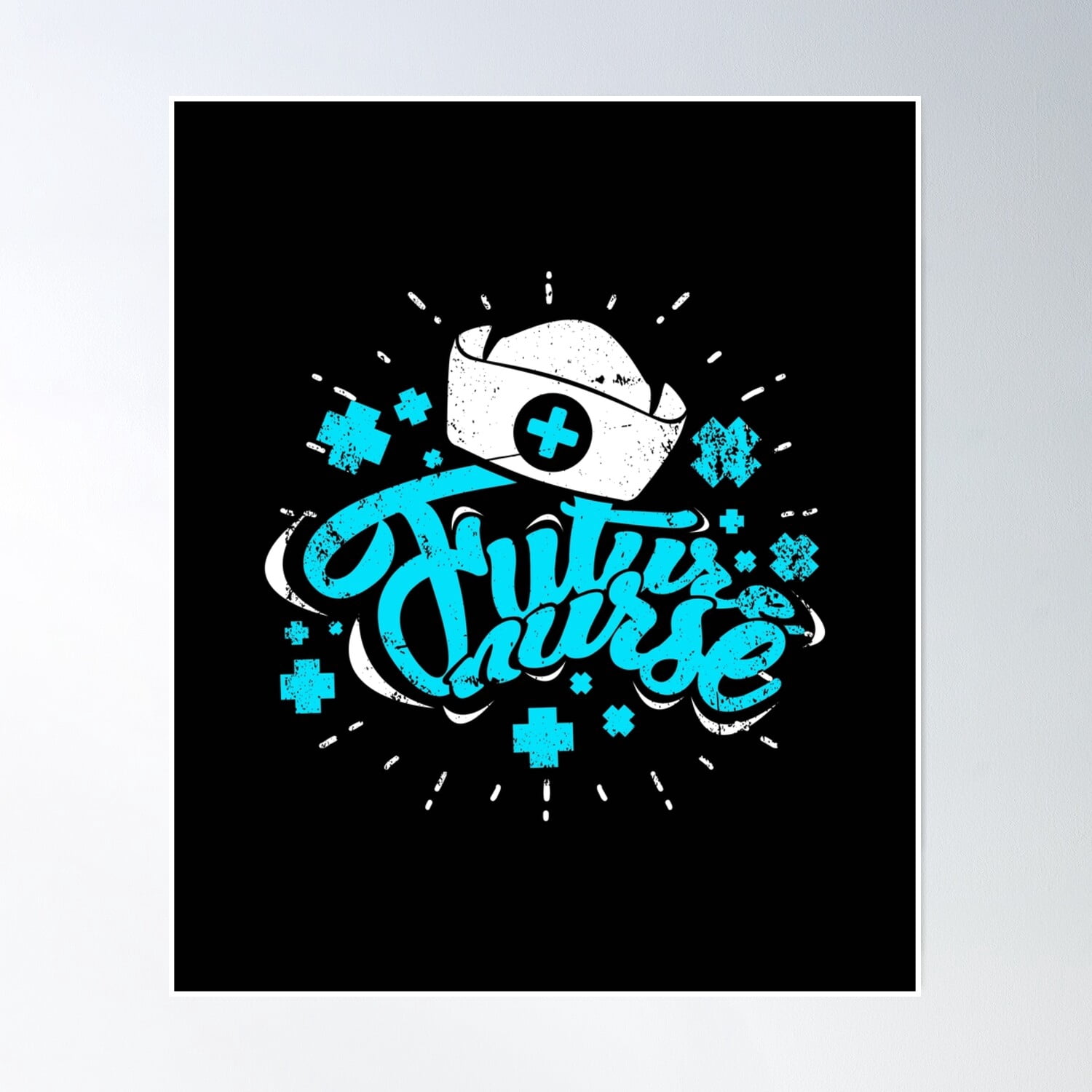 Nurse Nursing Future Nurse Poster Wall Art, Modern Wall Decor, 8x12 ...