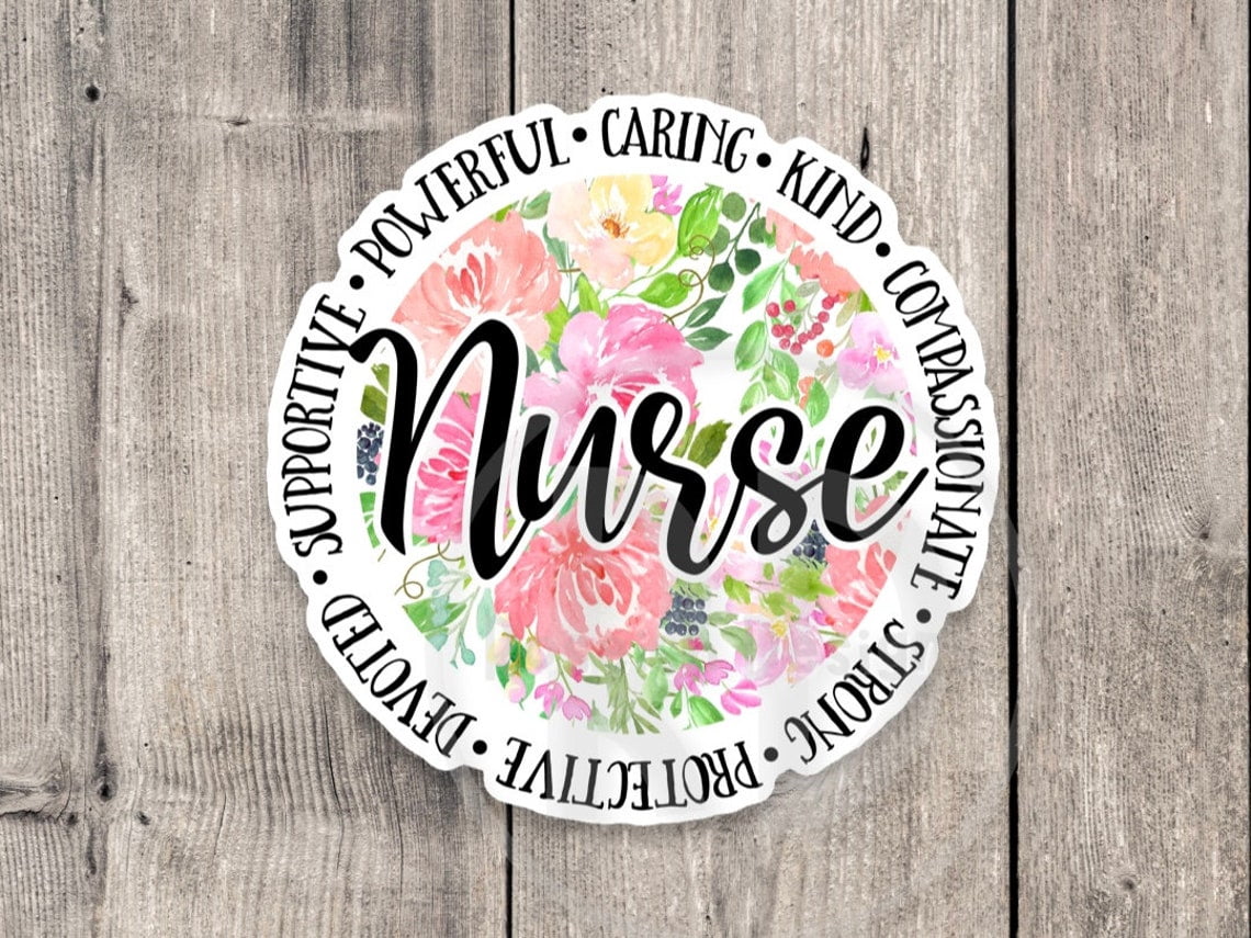 Nurse Nursing Student Nurse Medical Healthcare Sticker - Walmart.com