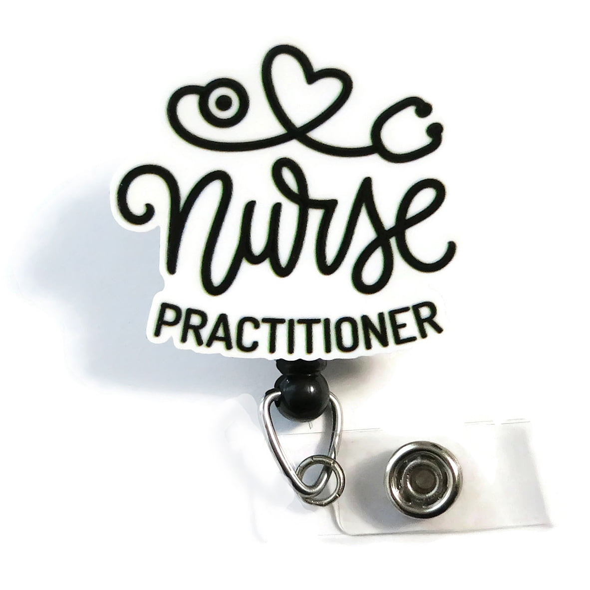 Nurse Practitioner Badge Reel – Cute NP ID Clip, Medical Staff Gift, NP ...