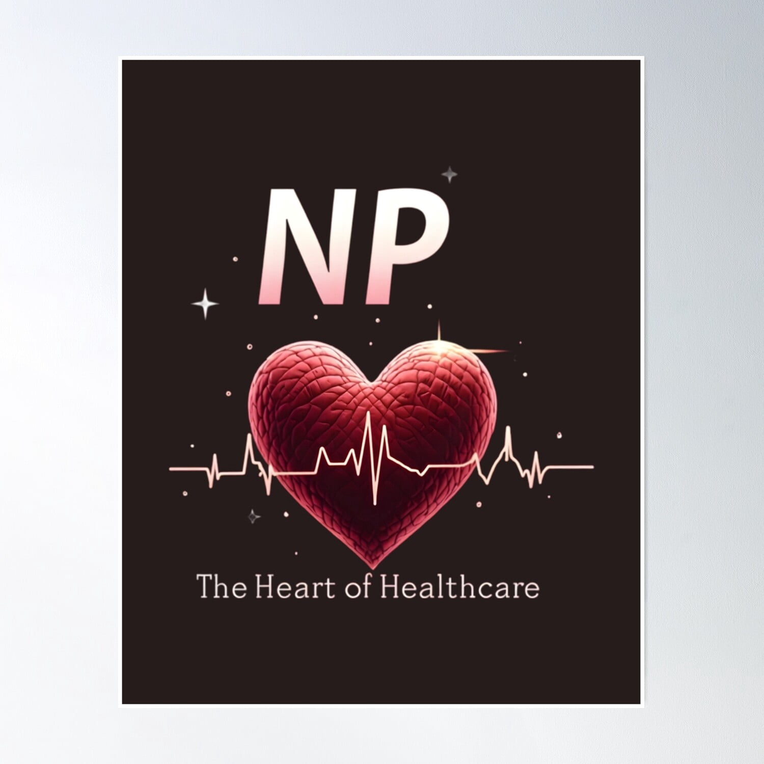 Nurse Practitioner, Get Well Soon Poster Wall Art, Modern Wall Decor ...