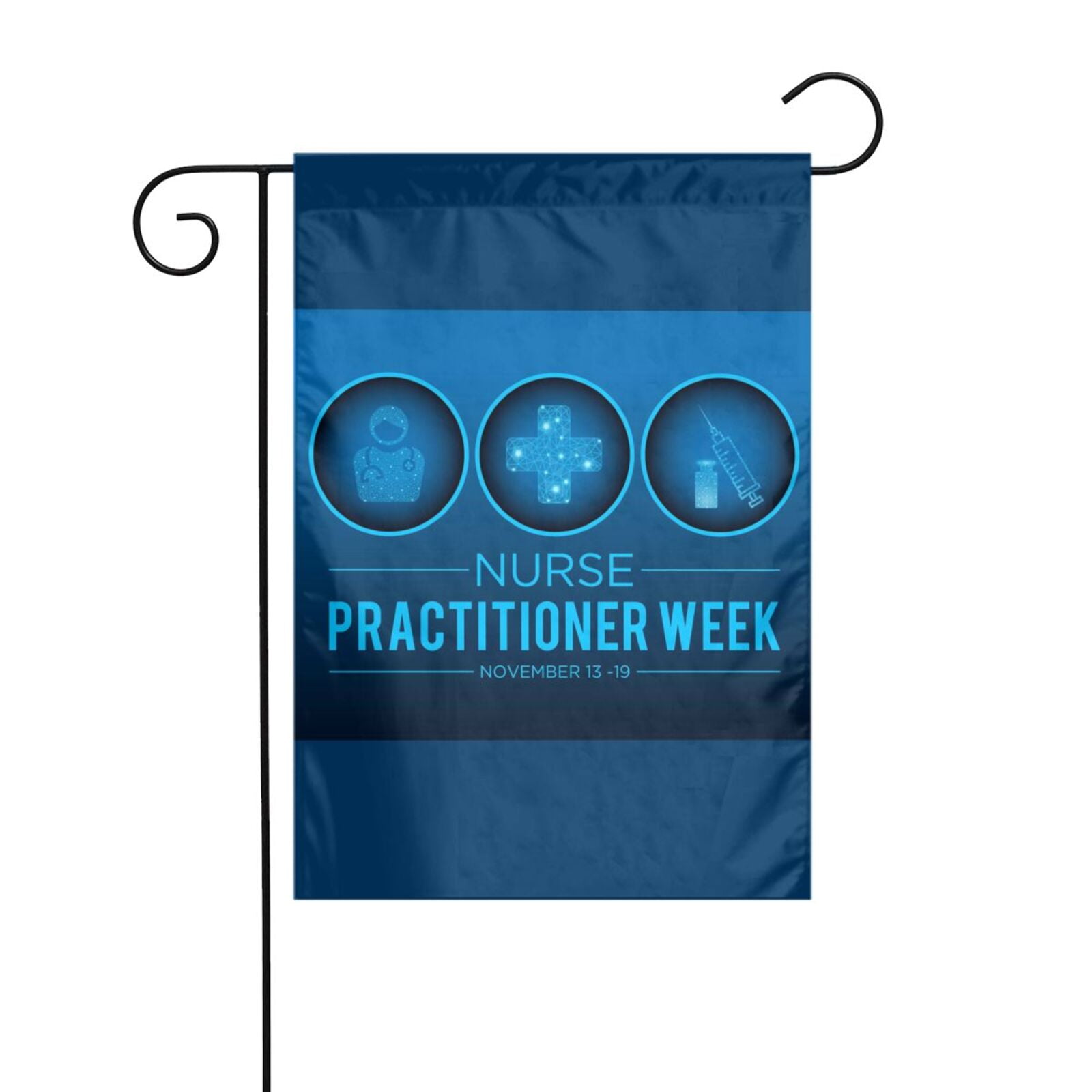 Nurse Practitioner Week Garden Flag Double Sided Yard Banner Flags 12* ...