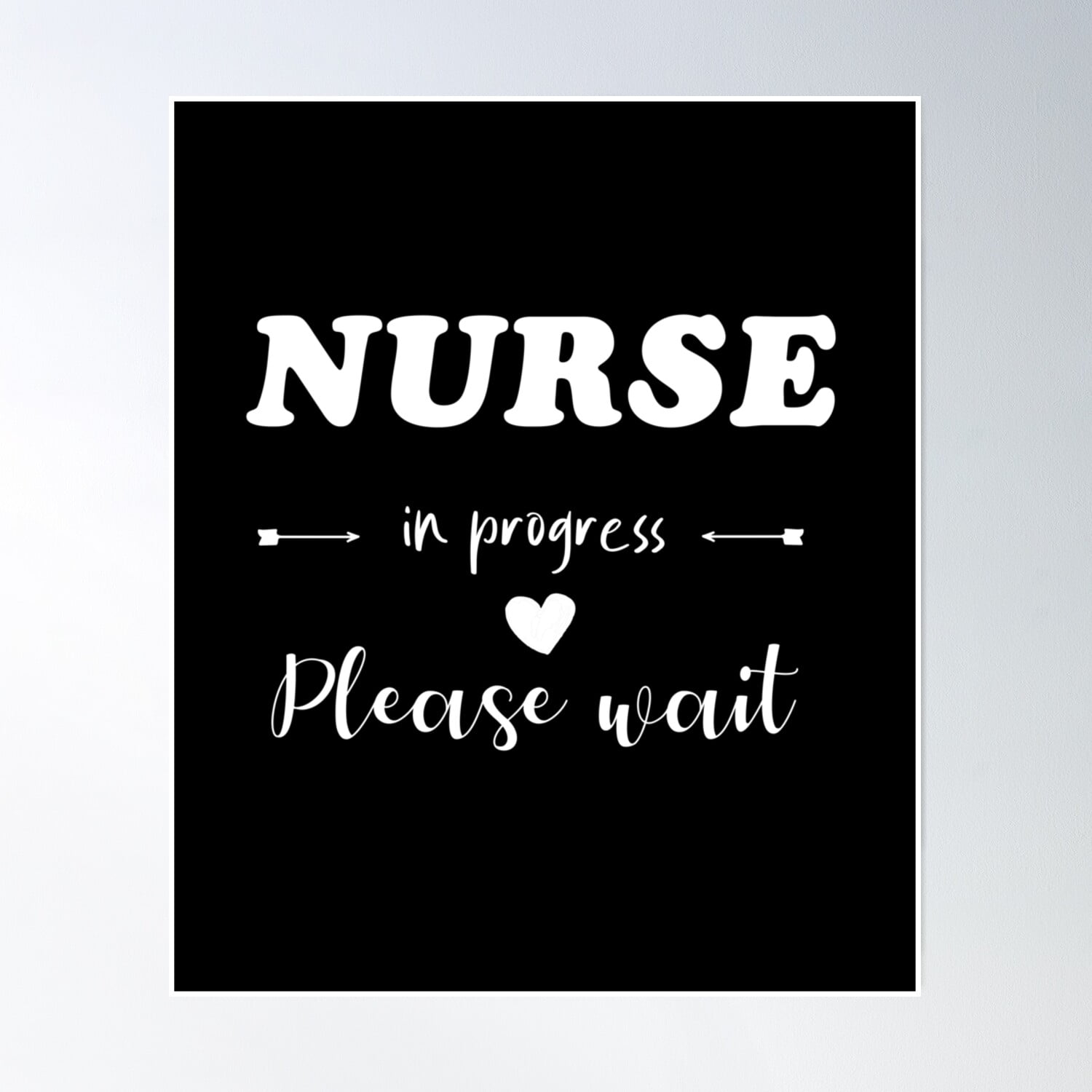 Nurse In Progress, Nurse In The Making, Nursing Student Gag Gifts ...