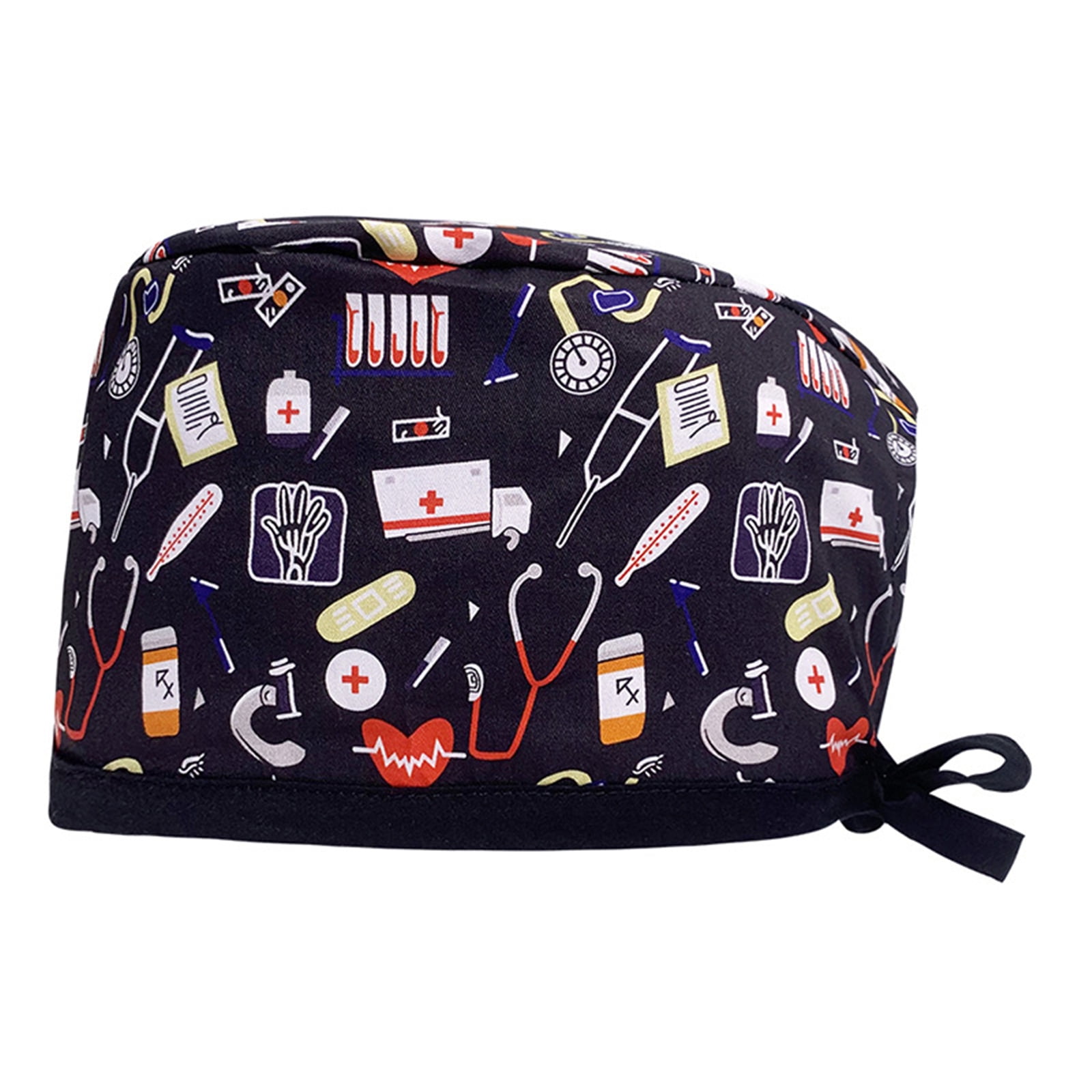 Nurse Scrub Hat for Doctor Surgical Hat Breathable Round Scrub Caps for ...
