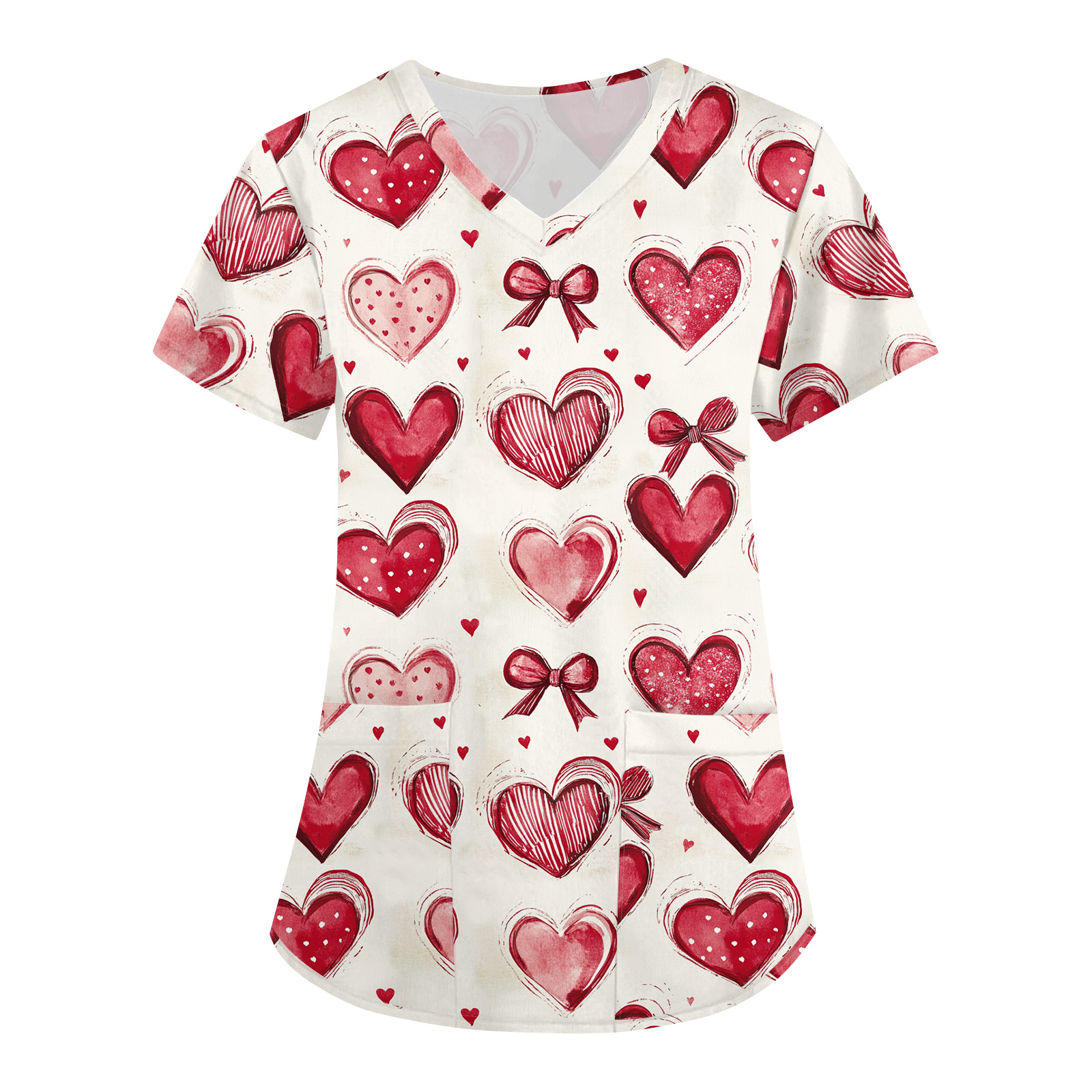 Nurse Scrubs, Poly-Cotton Blend Hospital Work Blouse 2025 New Year ...