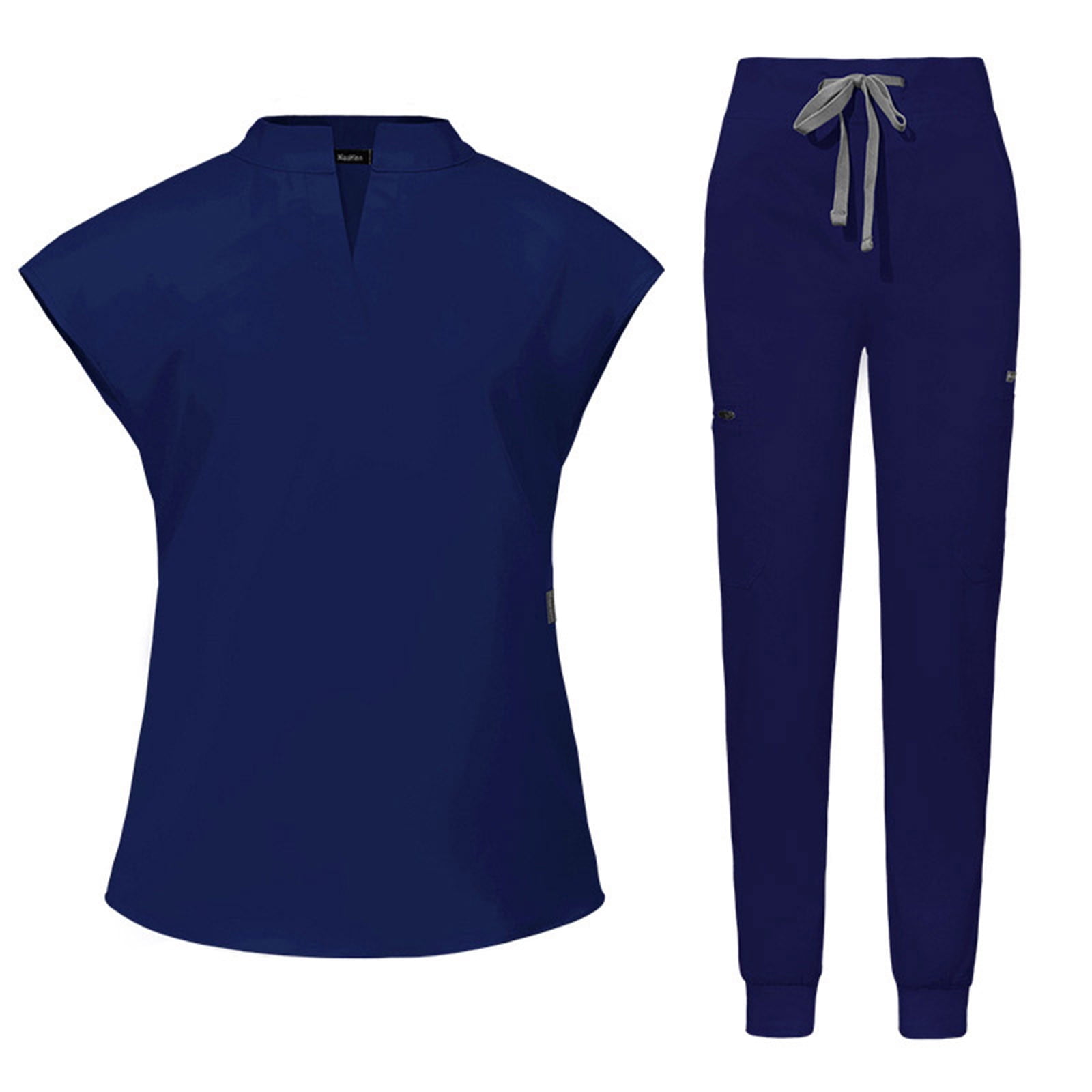 Nurse Scrubs Uniform Womens Sets Nurse Scrubs Sets Women's Solid Color ...