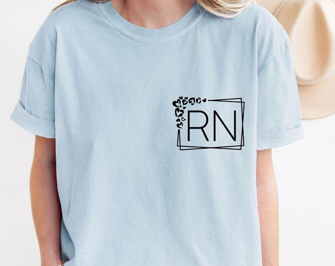 Nurse Shirt, RN T-Shirt, Nurse, Nursing School Clothing, Healthcare ...