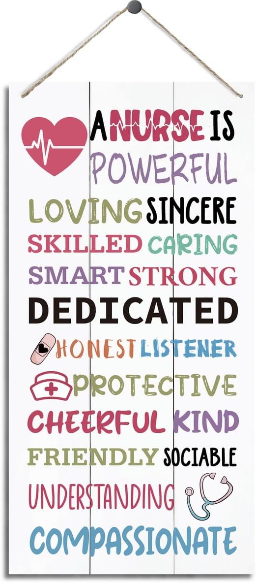 Nurse Signs Nurse Office Door Sign, Wall Decor Art, Hanging Wood Sign ...