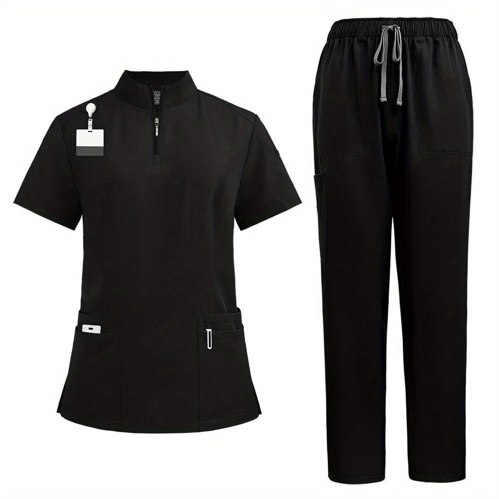 Nurse Stand-up Collar Zipper Work Uniform, Surgical Gown, Hand Gown ...