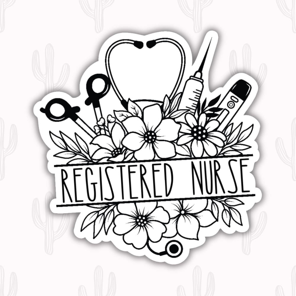 Nurse Sticker, Nursing Student Gift, Rn Sticker, Nurse Graduation Gift ...