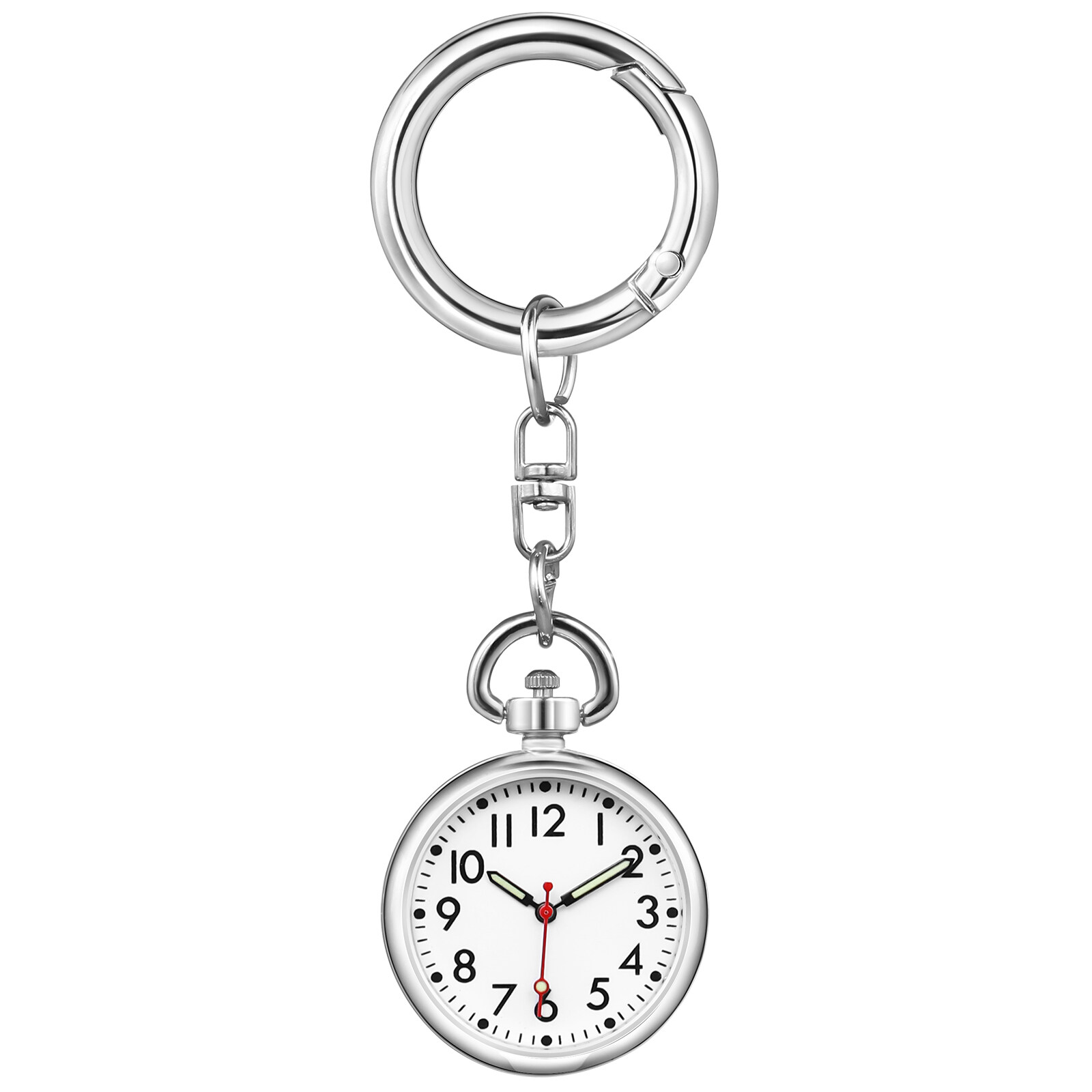 Nurse Student Form Key Fob Watches Men Hanging Pendant Pocket Keychain ...