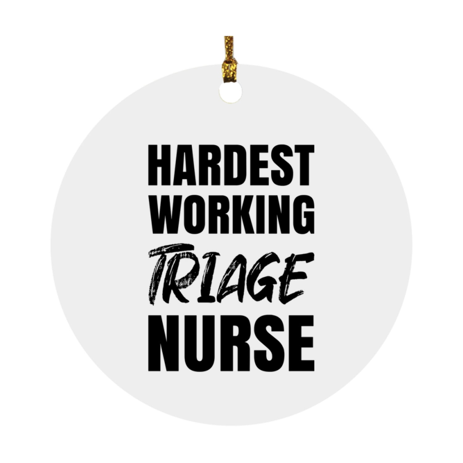 Nurse Superlative Ornament, Triage Nurse Gift, 3-Inch Ceramic Ornament ...