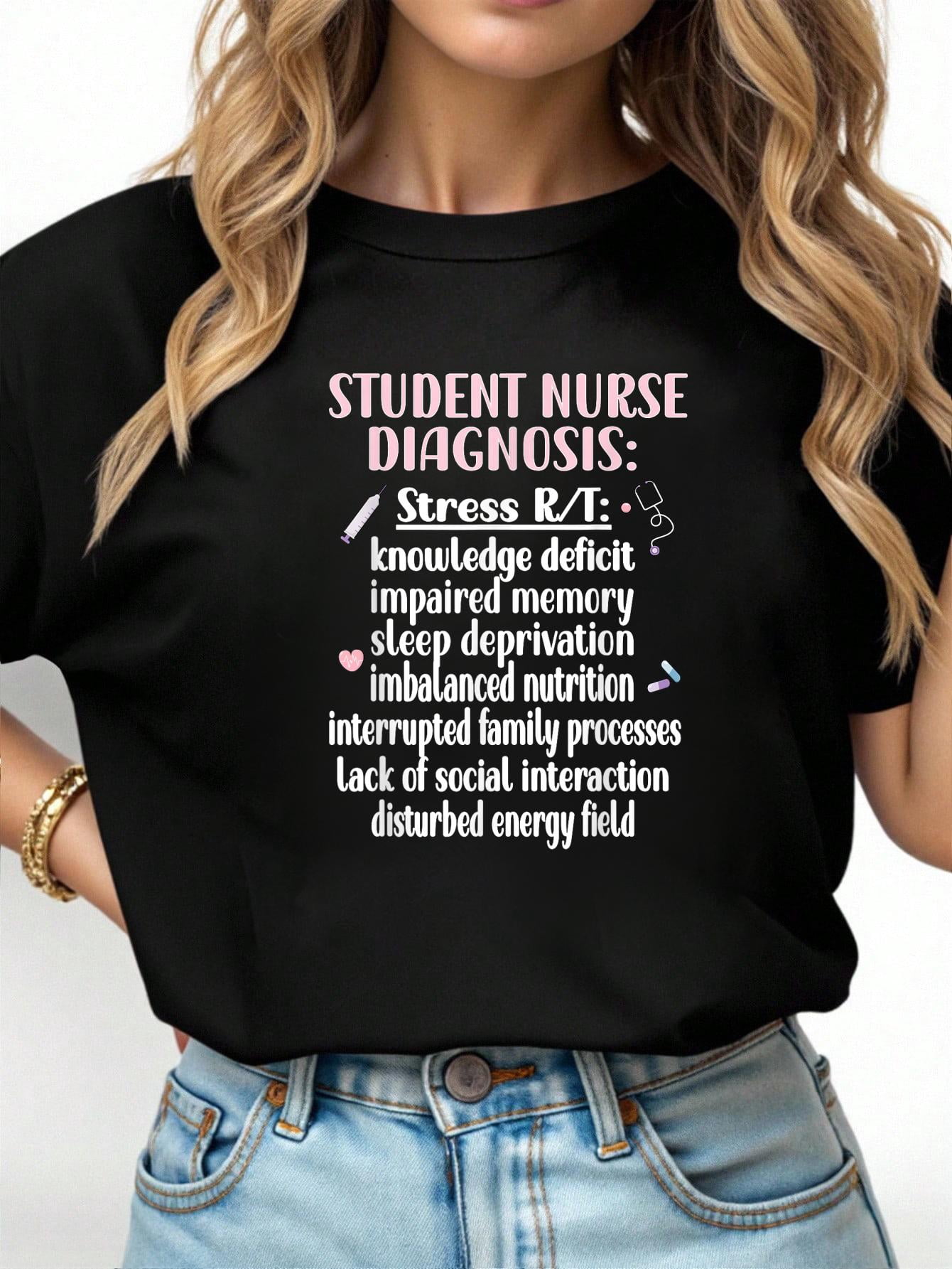 Nurse T-Shirt for School - Student Nurse Design - Walmart.com