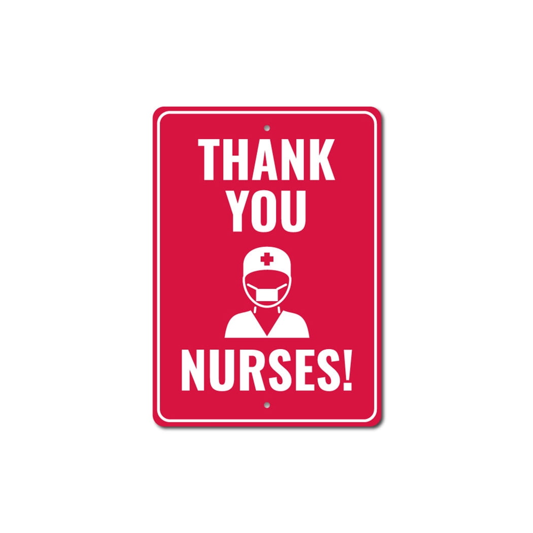Nurse Thank You Sign, Frontliner Appreciation Sign, Salute to Health ...
