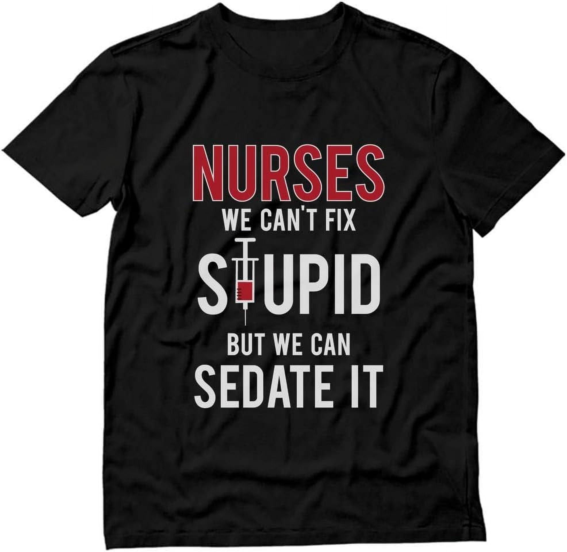 Nurse Tshirts for Women Funny Gifts for Nurses Nursing Students ICU RN ...