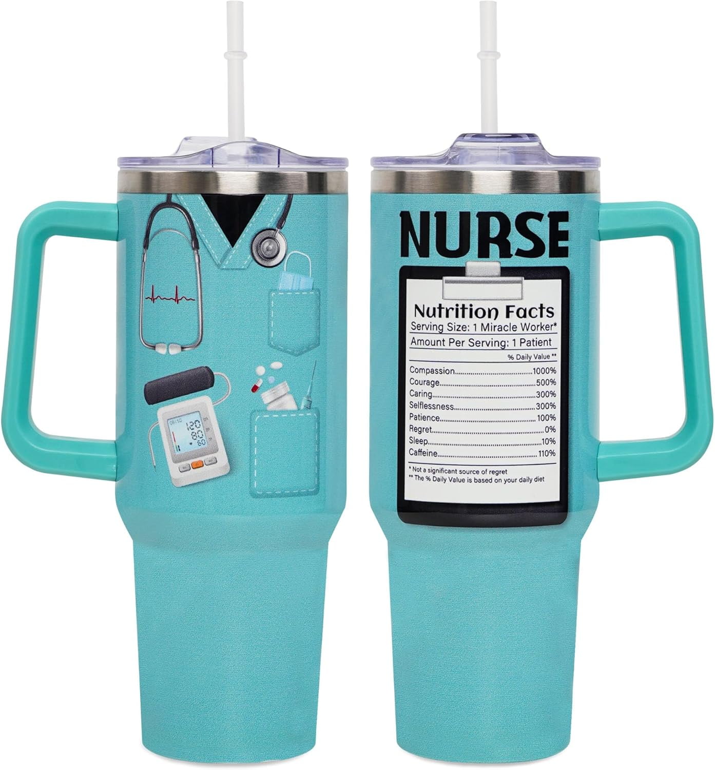 Nurse Tumbler 40 Oz - Nurse Gifts for Women - Nurse Appreciation Gifts ...