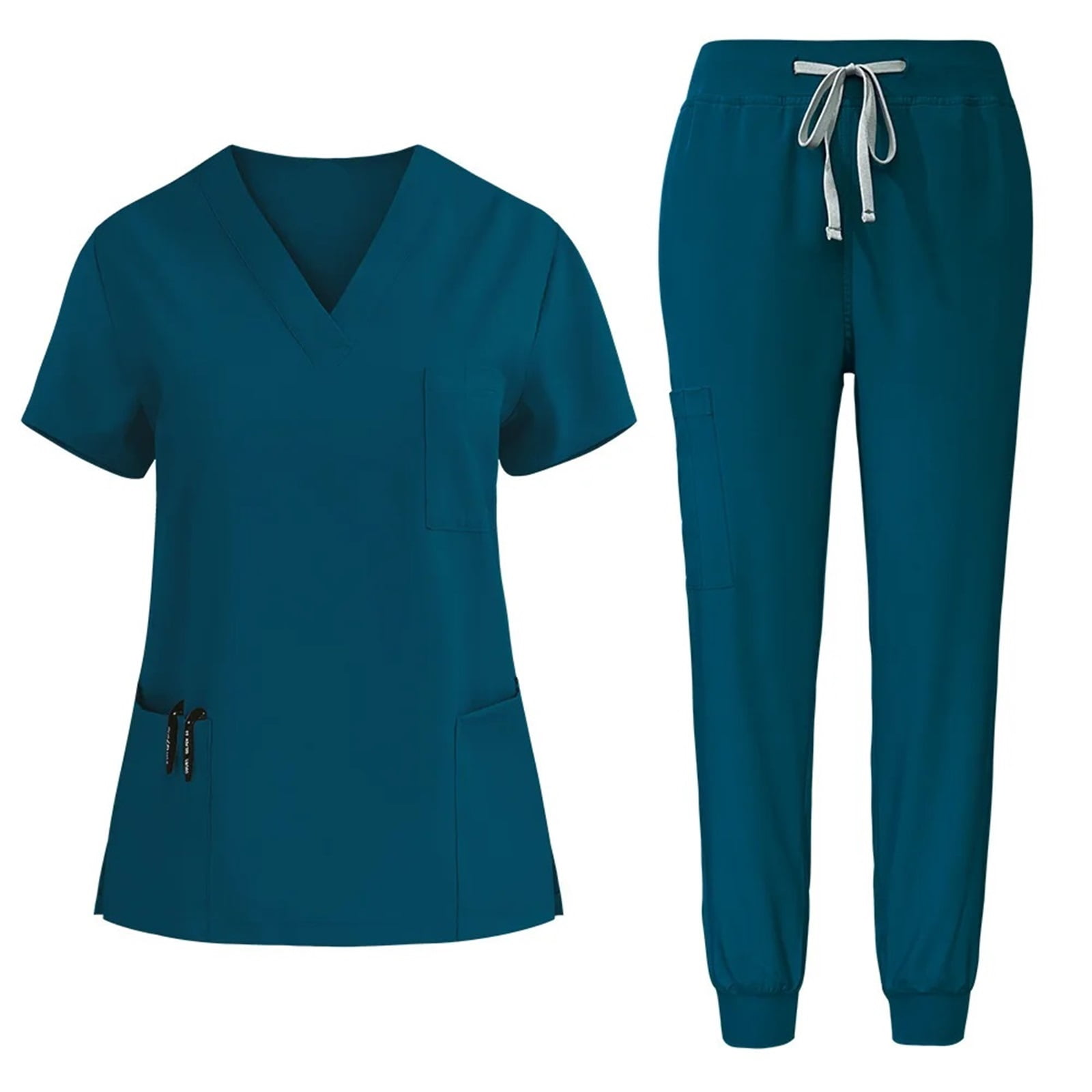 Nurse Uniform Hospital Doctor Medical Sweatshirt Nursing Pants Unisex ...