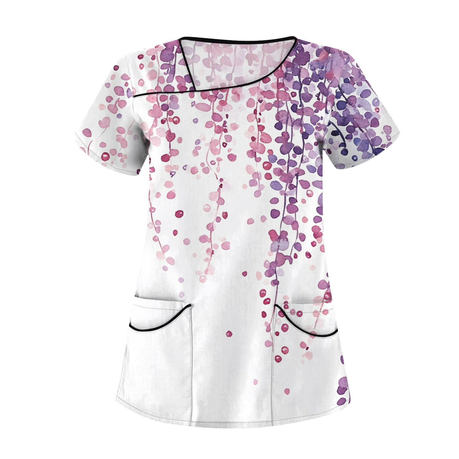 Nurse Uniform With Pock, Scrubs For Women Set Printed Fun Pattern Sets ...