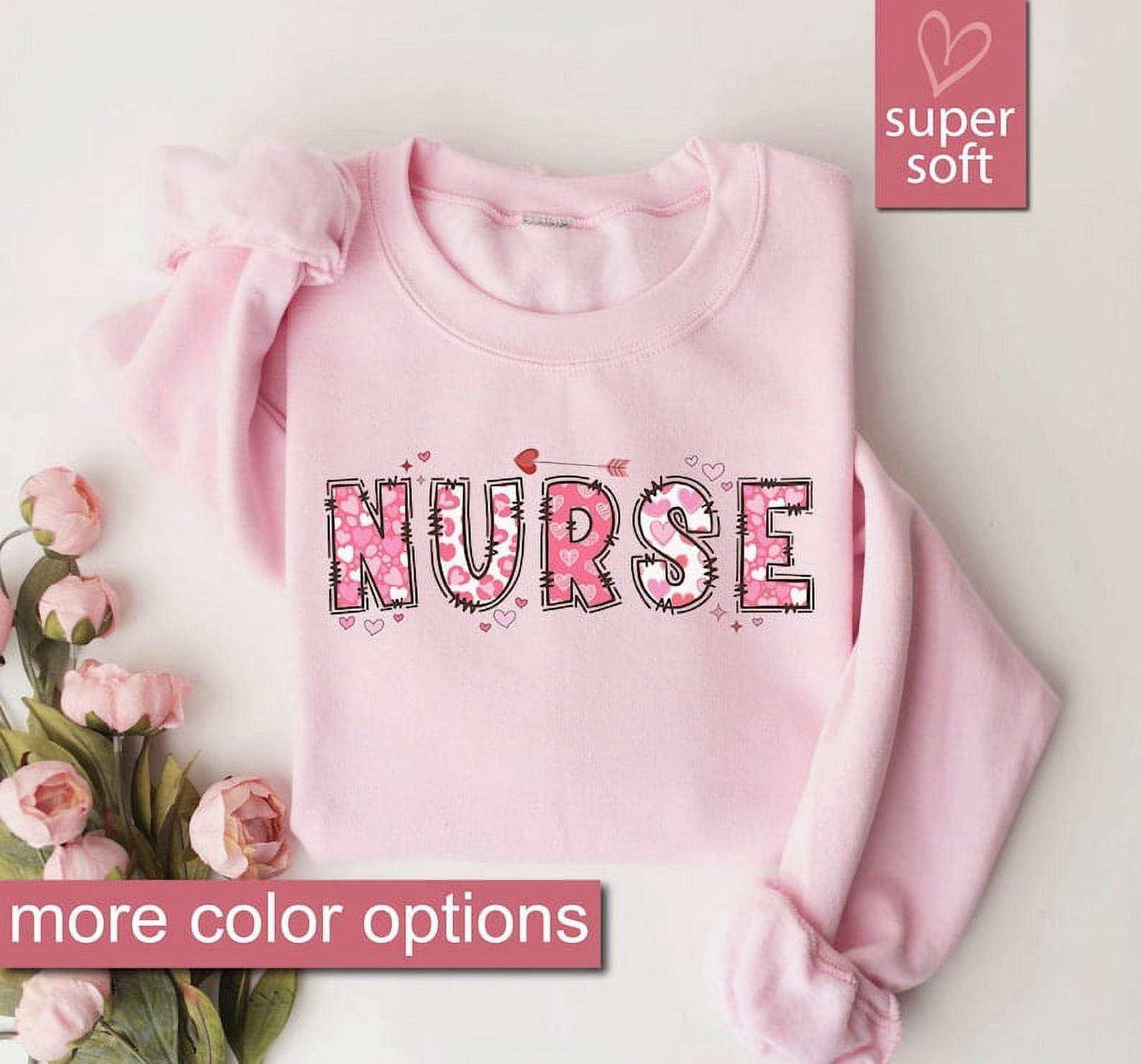 Nurse Valentine Gift Sweatshirt, Valentine Nursing Sweater, Nicu Labor ...